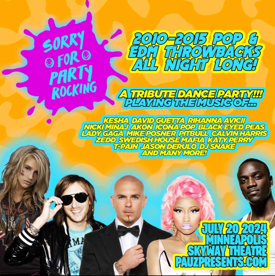 SORRY FOR PARTY ROCKING (2010 - 2015 Pop & EDM All Night Long) at ...