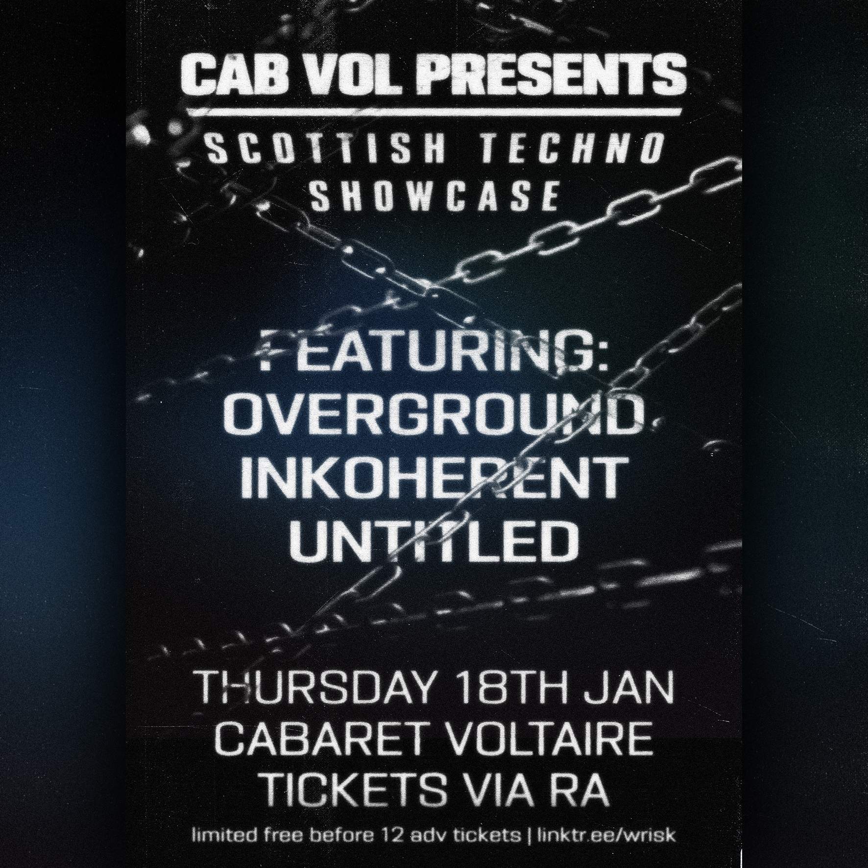 Scottish Techno Showcase ft. ᴏᴠᴇʀɢʀᴏᴜɴᴅ, Inkoherent & Untitled at ...
