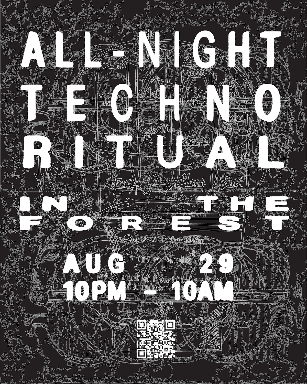 Steps to Parnassus — Techno, All Night, In the Forest — feat AZA at TBA ...