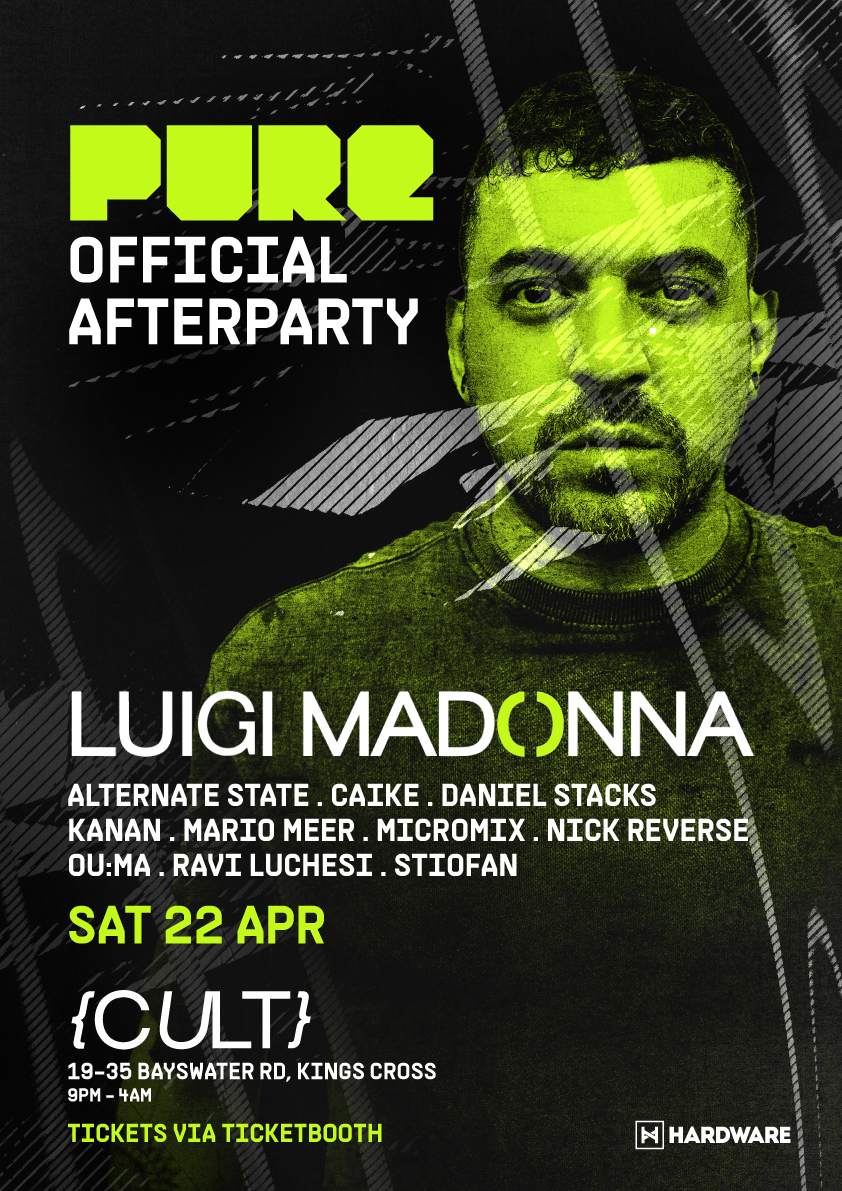 Pure Sydney Official Afterparty ft Luigi Madonna - Cult at Cult ...