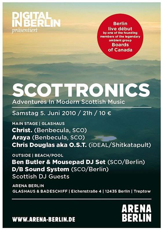Scottronics - Adventures In Modern Scottish Music em Arena Club, Berlin