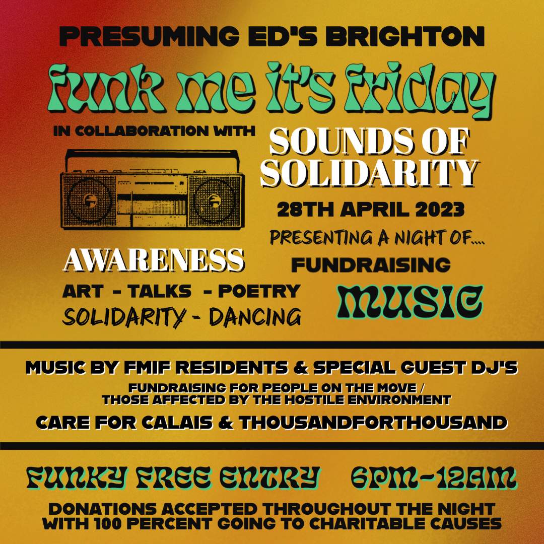 Funk Me It's Friday - In collaboration with Sound Of Solidarity at ...