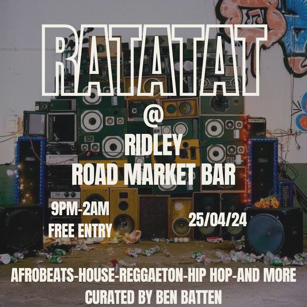 RATATAT at Ridley Road Market Bar, London