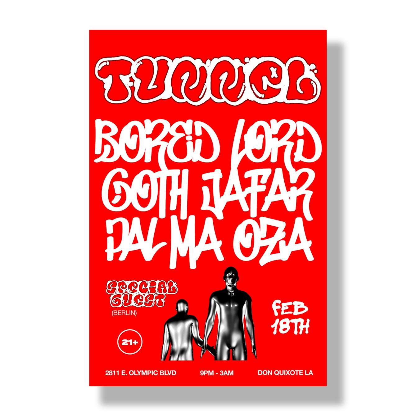 Tunnel Returns with Bored Lord, Goth Jafar, and Special Guest (Berlin ...