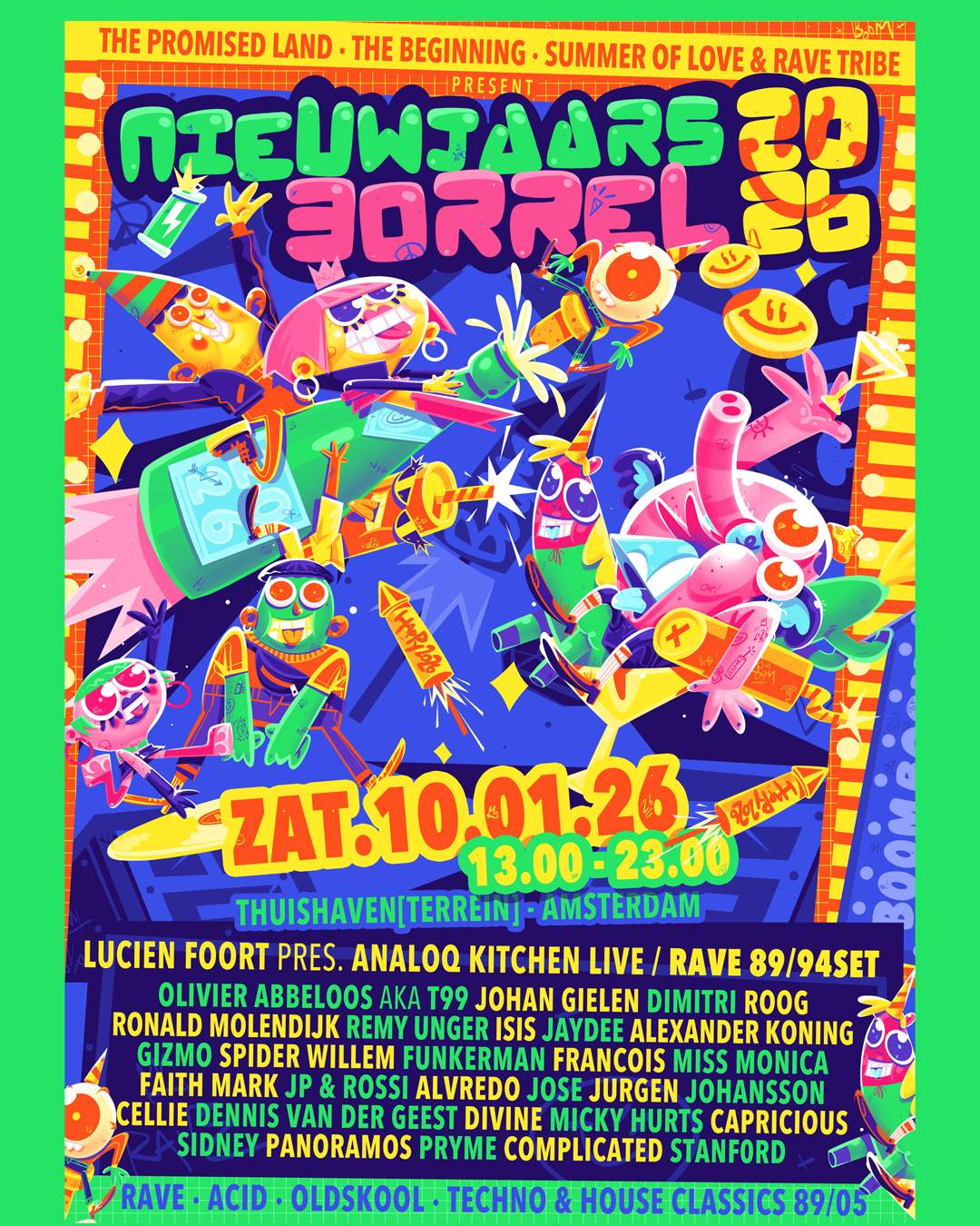 The Promised land, The Beginning, Summer of Love & Rave Tribe pres. 'De ...