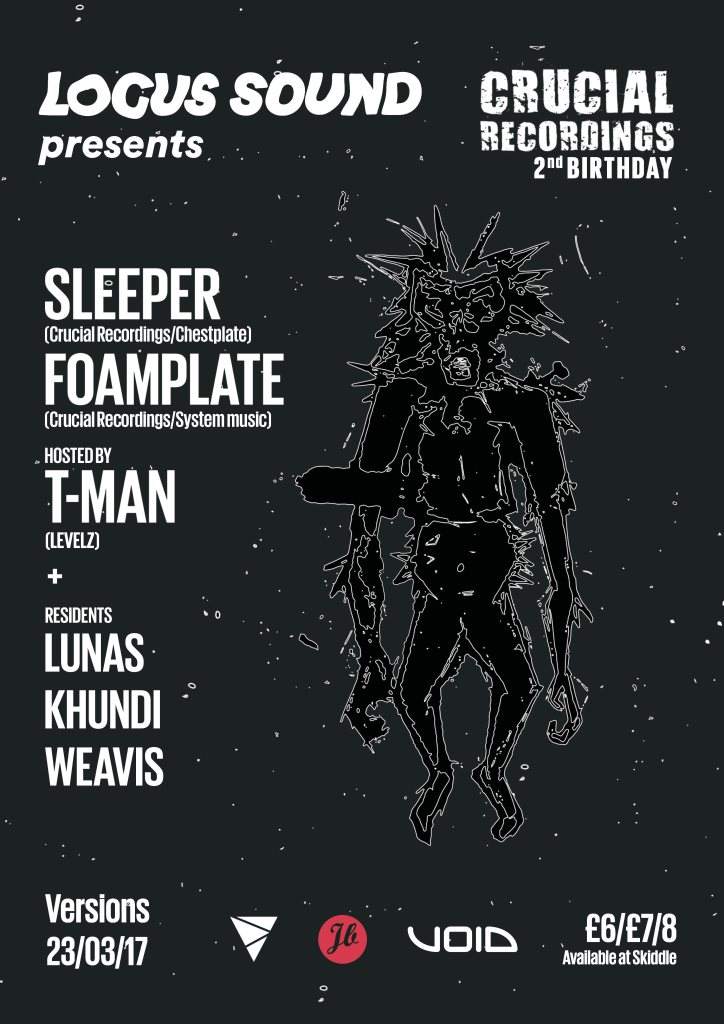 Locus Sound presents Crucial Recordings' 2nd Birthday en Versions ...