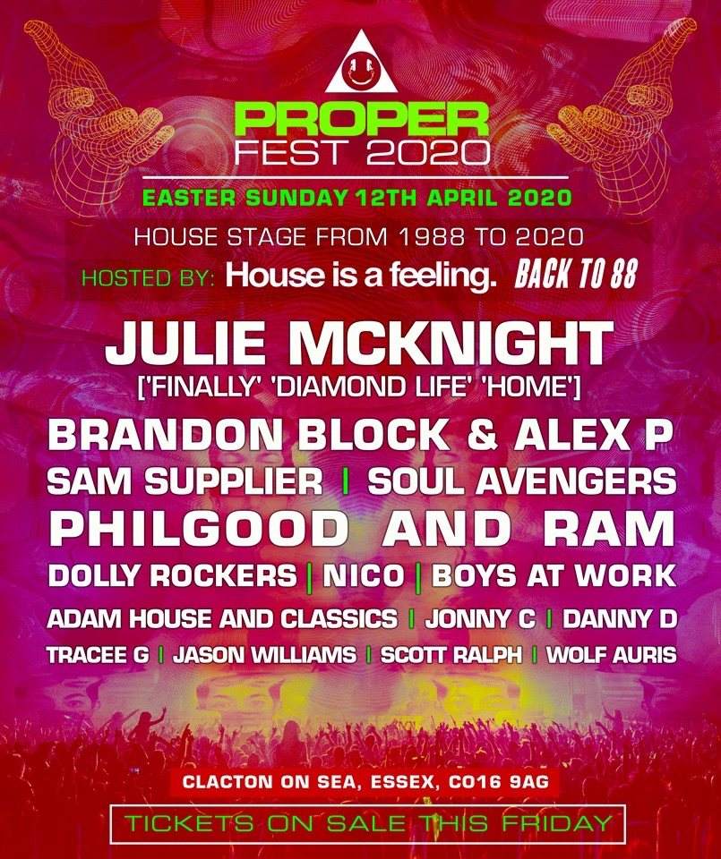 Proper Fest at TBA - Essex, South + East