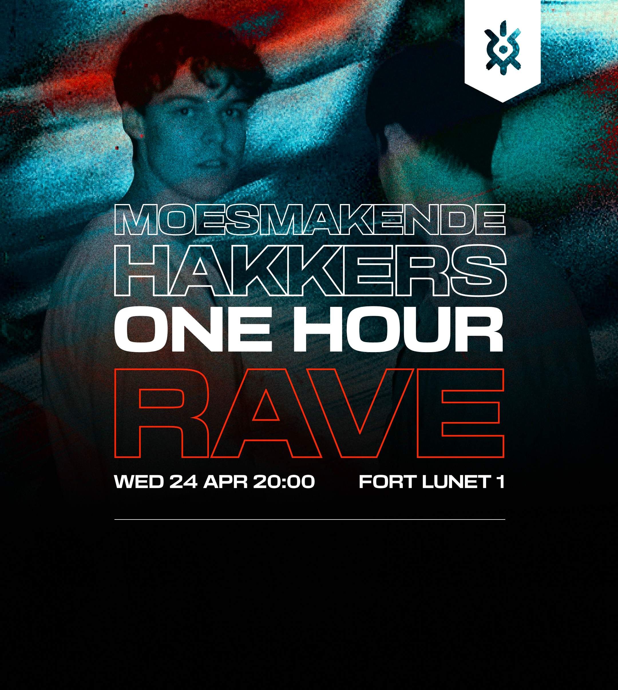 1 Hour Rave: Moesmakende Hakkers at Grounded: Fort Lunet 1, Utrecht
