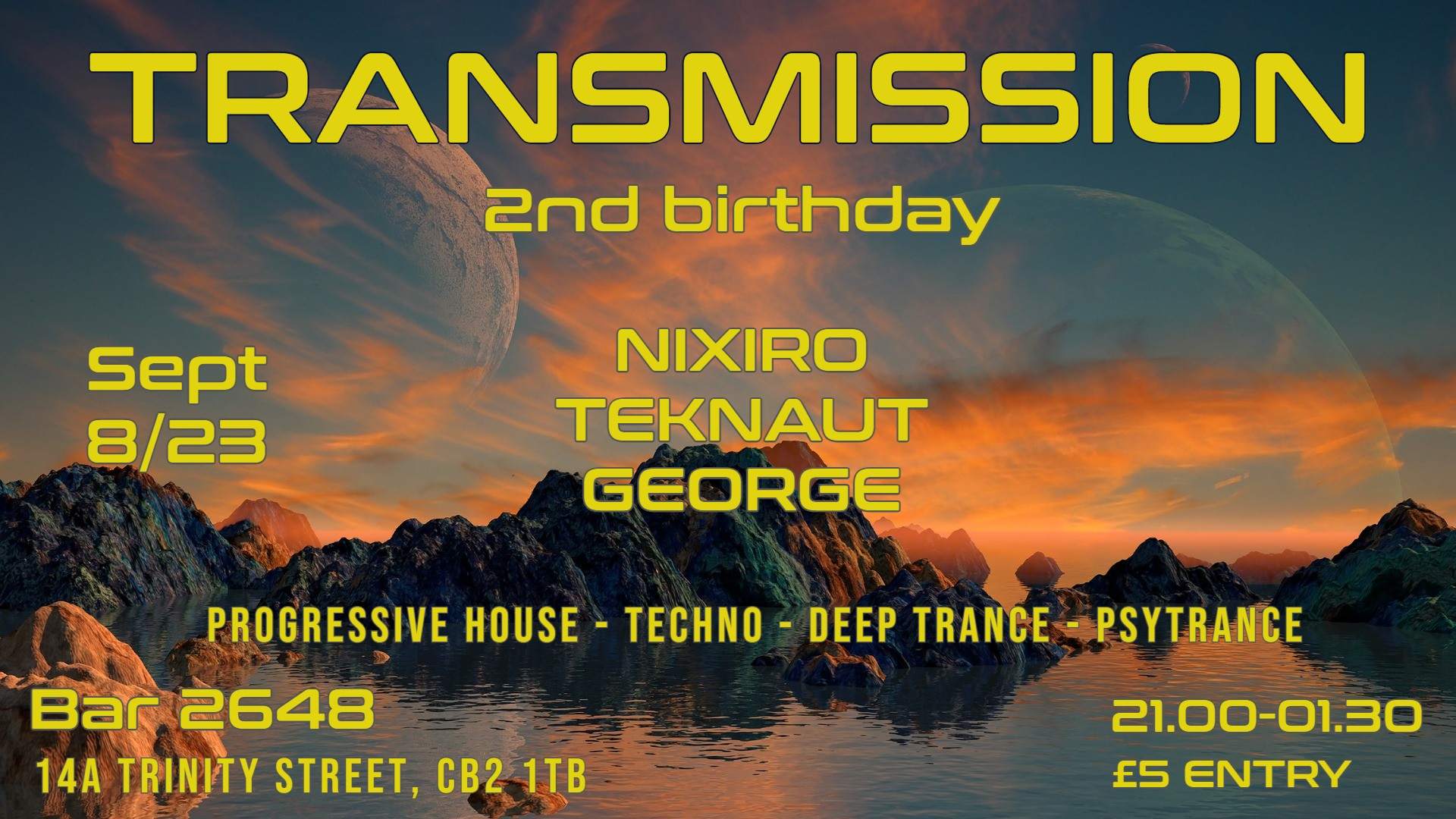 Transmission Cambridge en 2648 Cambridge, South + East