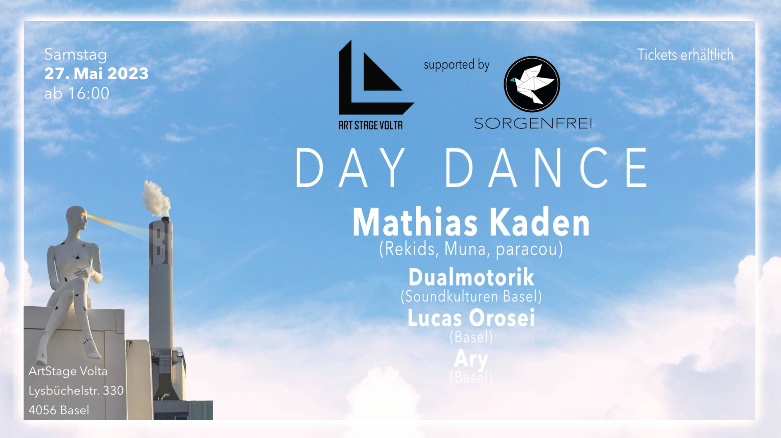 Daydance with Mathias Kaden at Artstage Volta, Basel