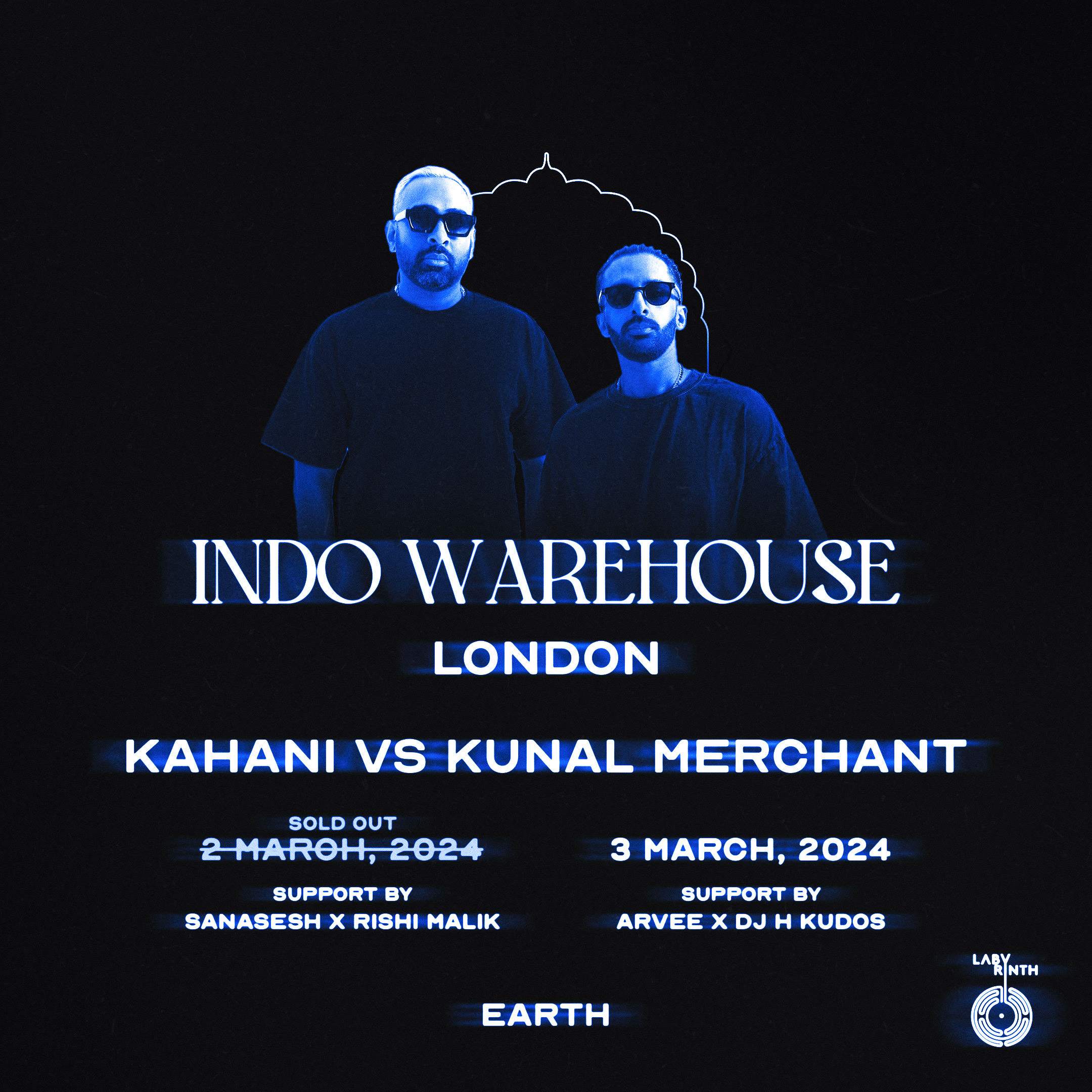 Labyrinth presents: Indo Warehouse at EartH, London