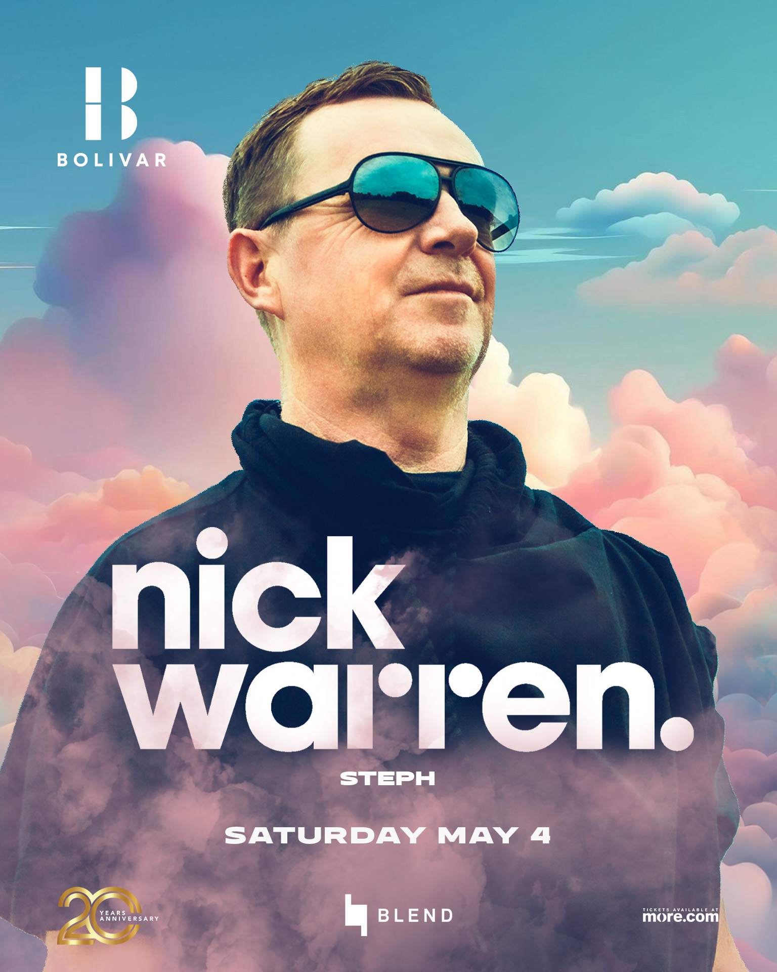 Nick Warren I Sat May 4 I bolivar at Bolivar Beach Bar, Athens