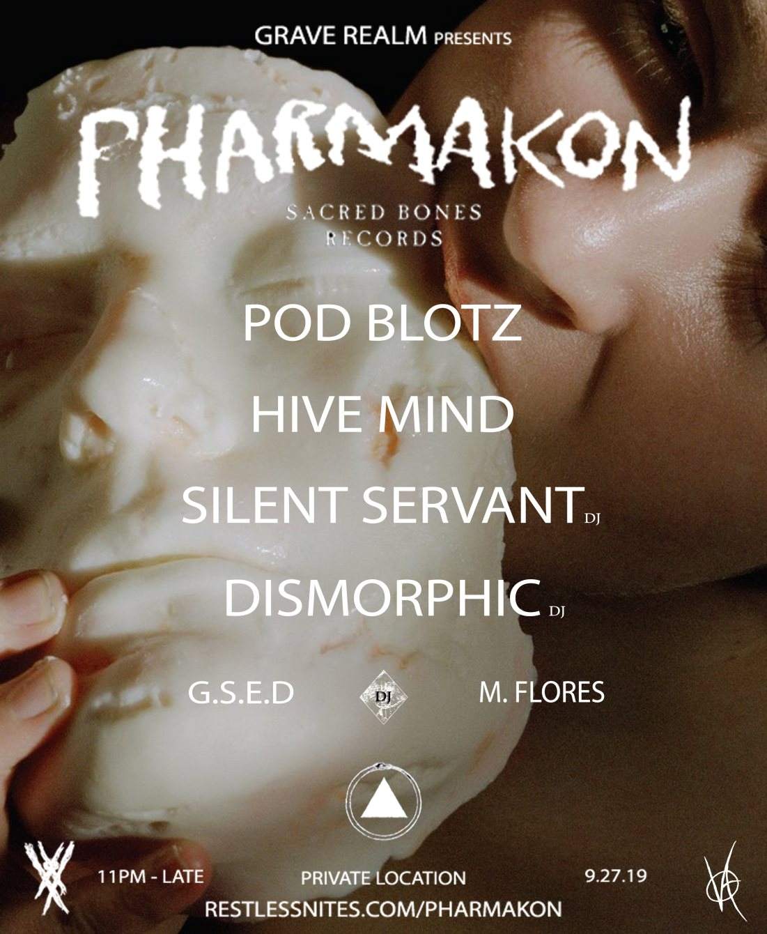 Pharmakon, Silent Servant, Pod Blotz, Hive Mind and Dismorphic at TBA ...