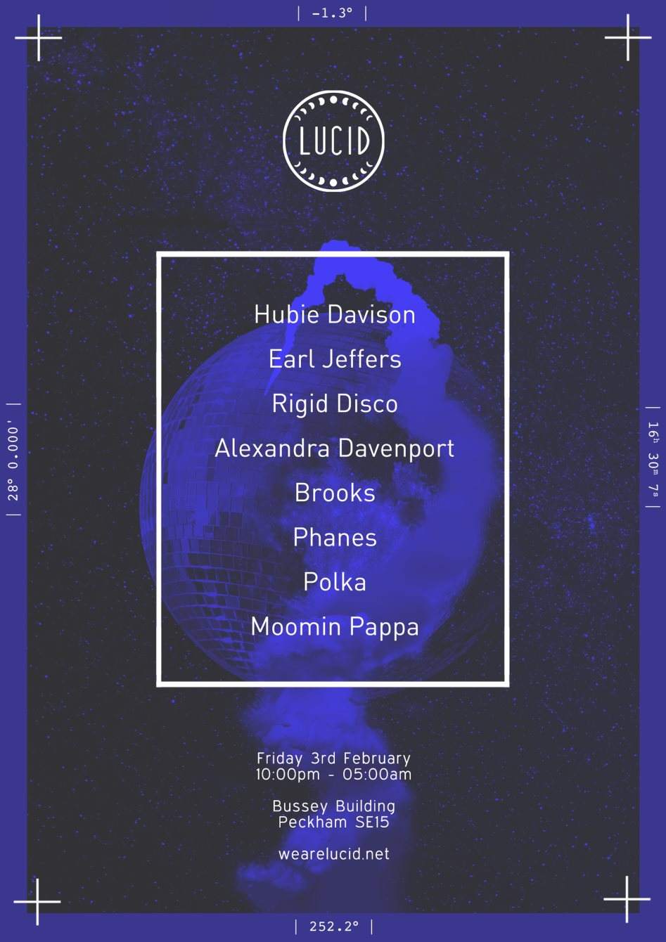 Lucid Disco Spectacular with Hubie Davison, Earl Jeffers, Rigid Disco ...