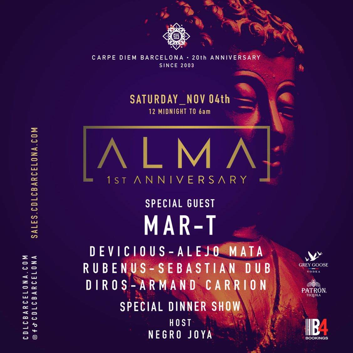 1st Anniversary Alma @ Carpe Diem Barcelona W/ Mar-T ( Amnesia Ibiza ...