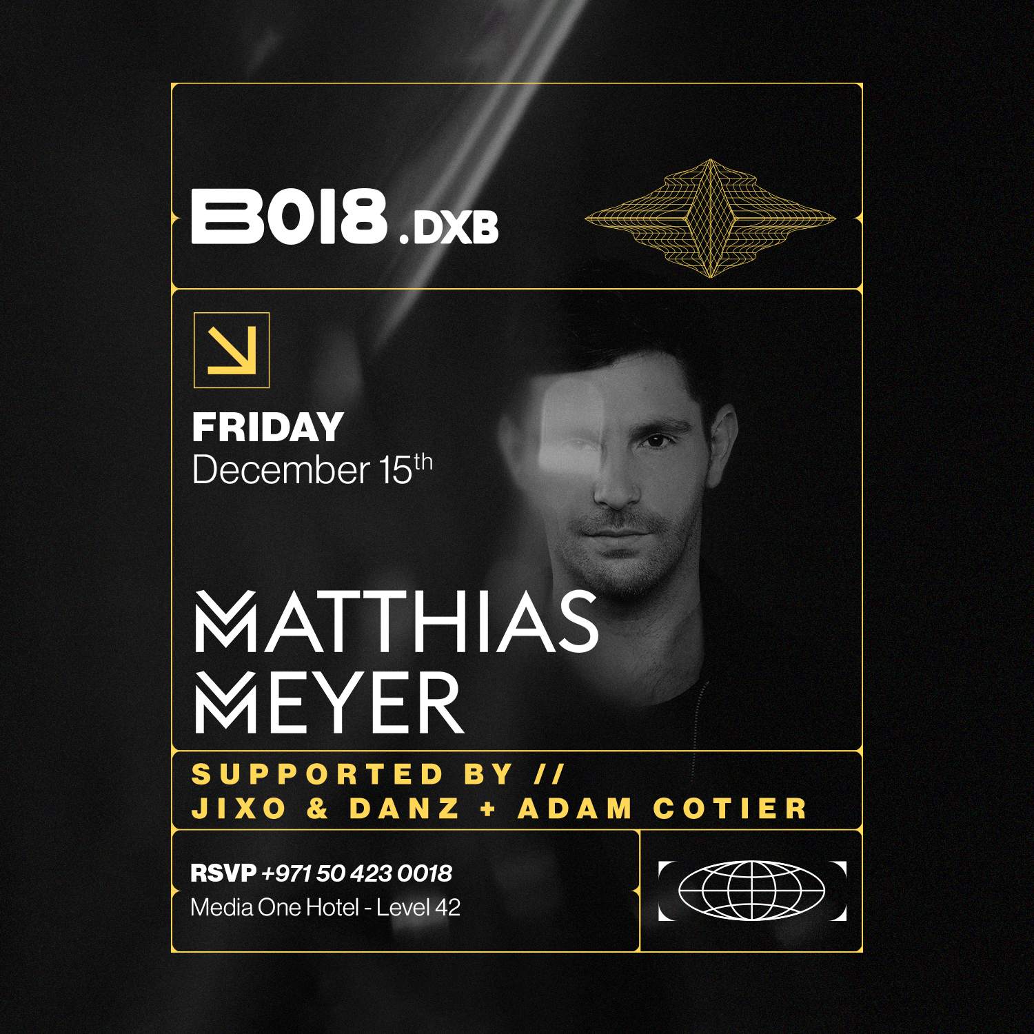 𝙈𝘼𝙏𝙏𝙃𝙄𝘼𝙎 𝙈𝙀𝙔𝙀𝙍 @𝗯𝟬𝟭𝟴.𝗱𝘅𝗯 at B018.DXB, Dubai