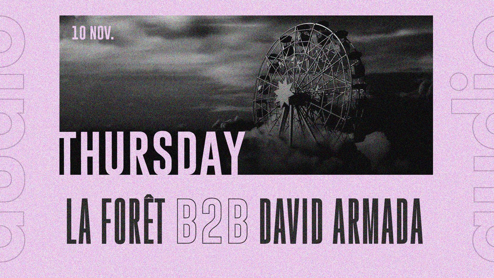 La Forêt B2B David Armada at Audio Club, Geneva