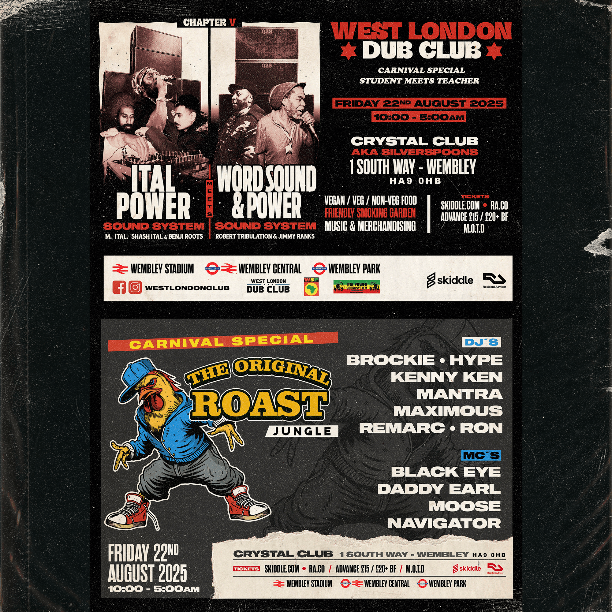 Carnival Special: West London Dub Club x The Original Roast at Crystal ...