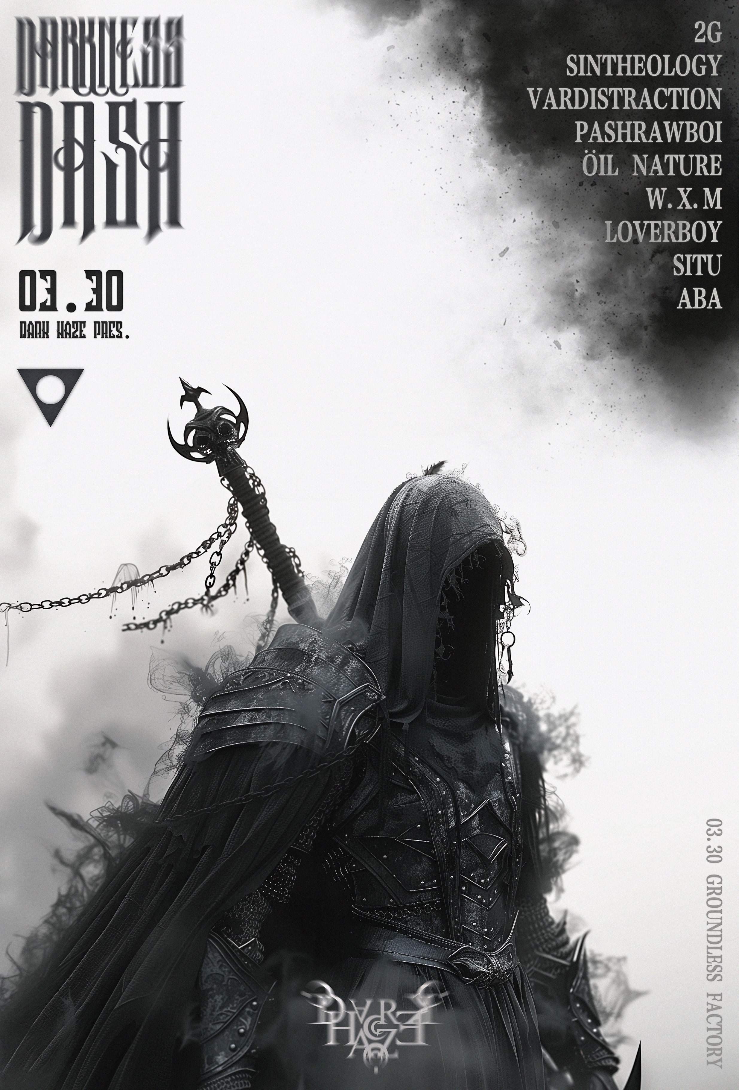 DARK HAZE pres. DARKNESS DASH at Groundless Factory, Beijing