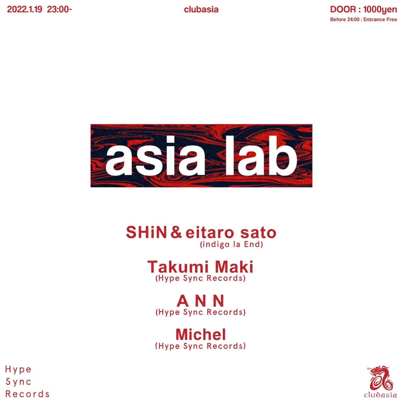 asia lab at clubasia, Tokyo