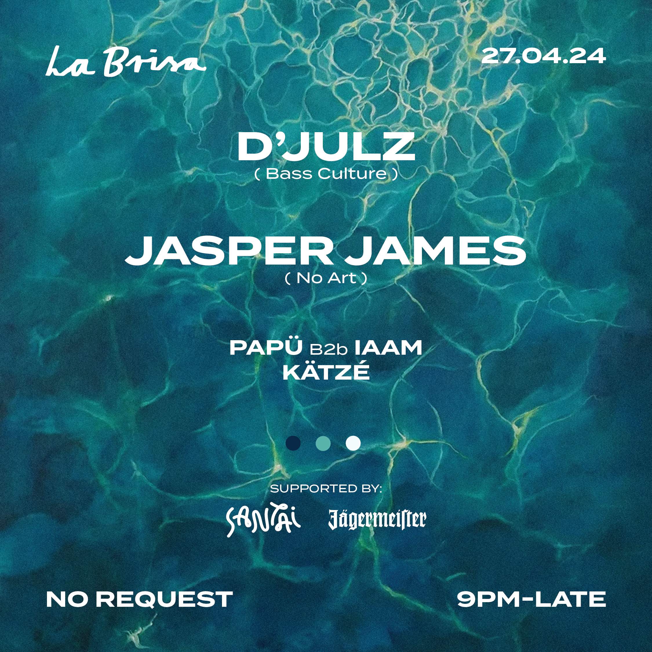 No Request: D'JULZ, Jasper James at La Brisa, Bali