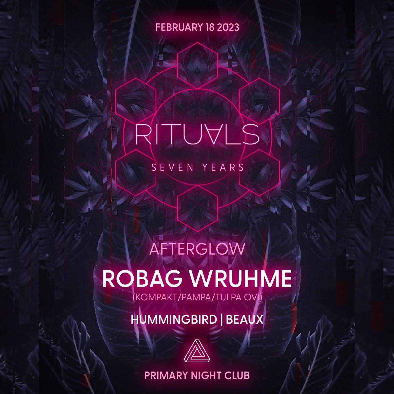 Rituals Afterglow with Robag Wruhme at Primary, Chicago