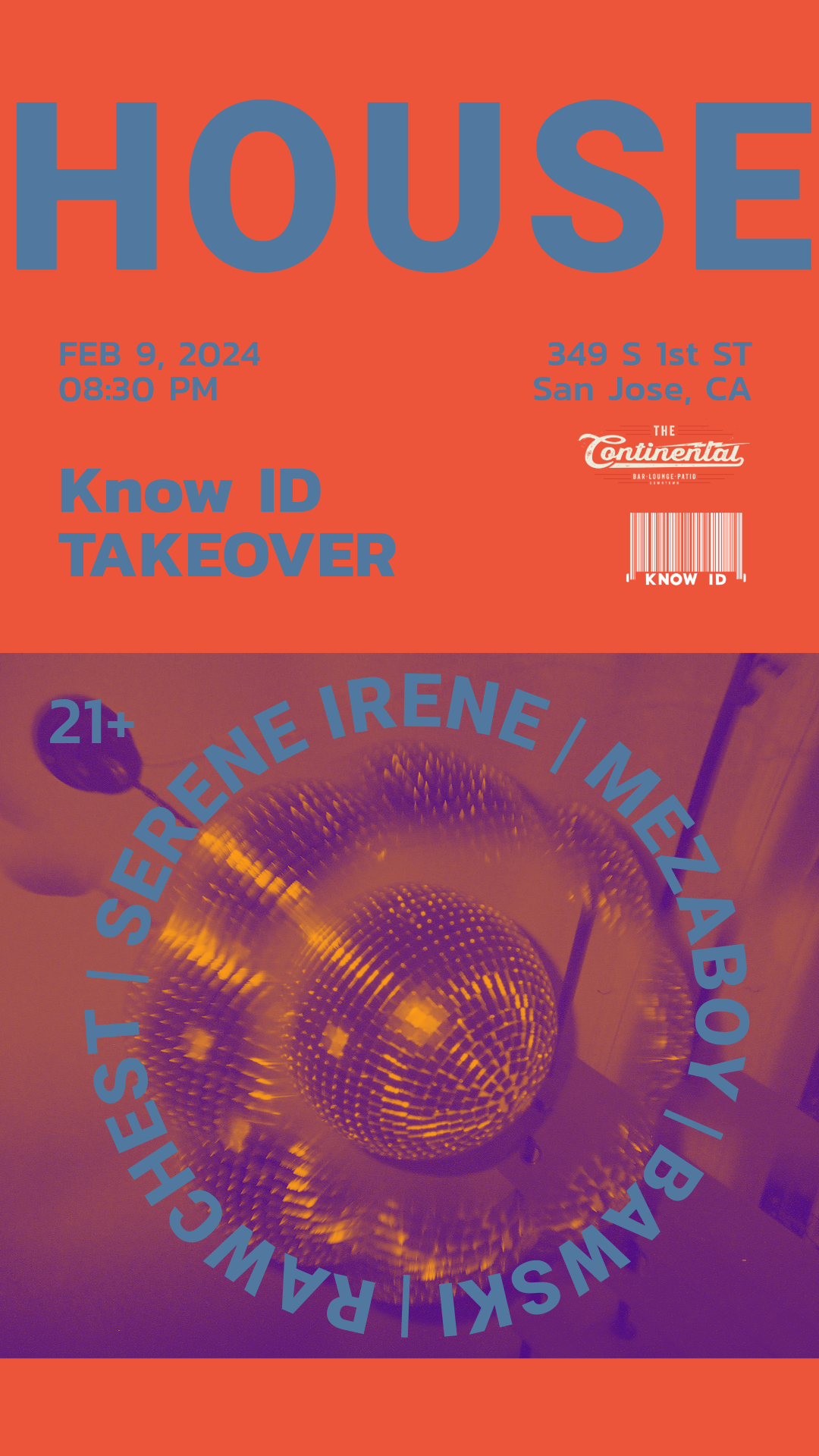 Know ID Takeover bei The Continental Bar, San Jose
