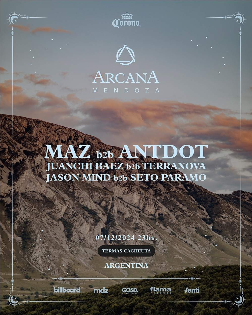 MAZ B2B Antdot & MORE ARTISTS - by ARCANA en TBA - Termas de Cacheuta ...