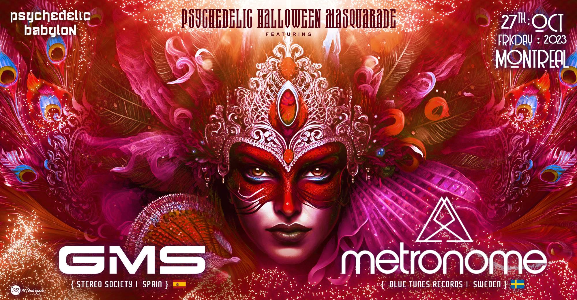 Psychedelic Halloween Masquerade with G.M.S (Spain) & METRONOME (Sweden ...