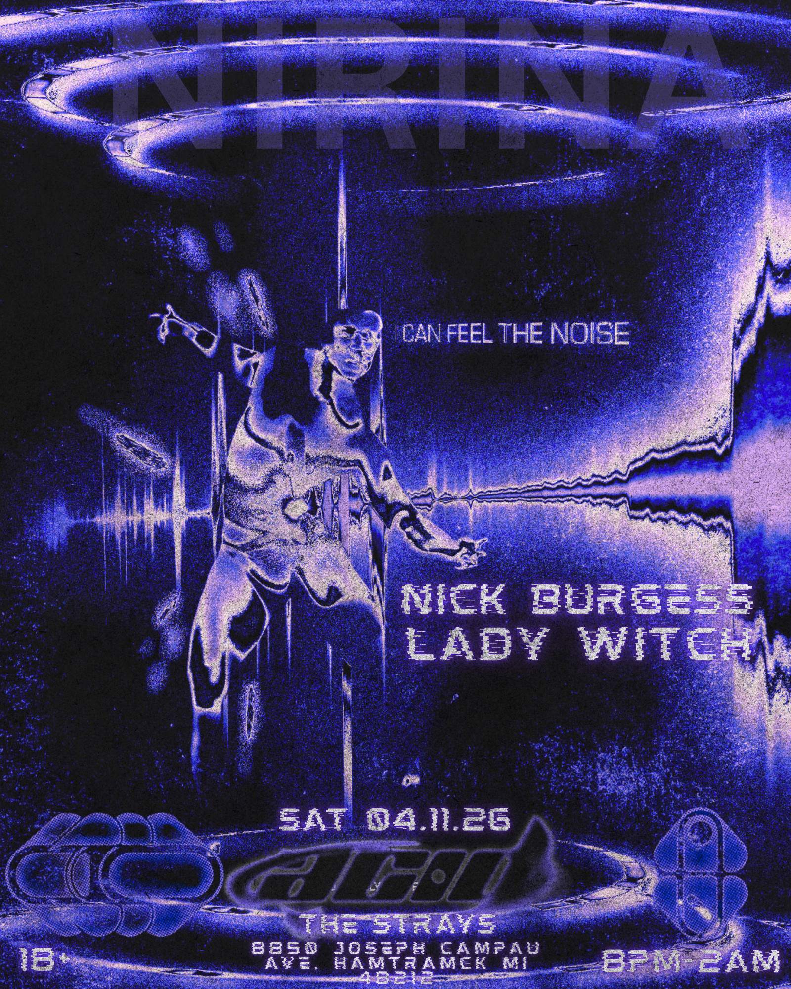 Nick Burgess b2b Lady Witch at The Strays, Detroit