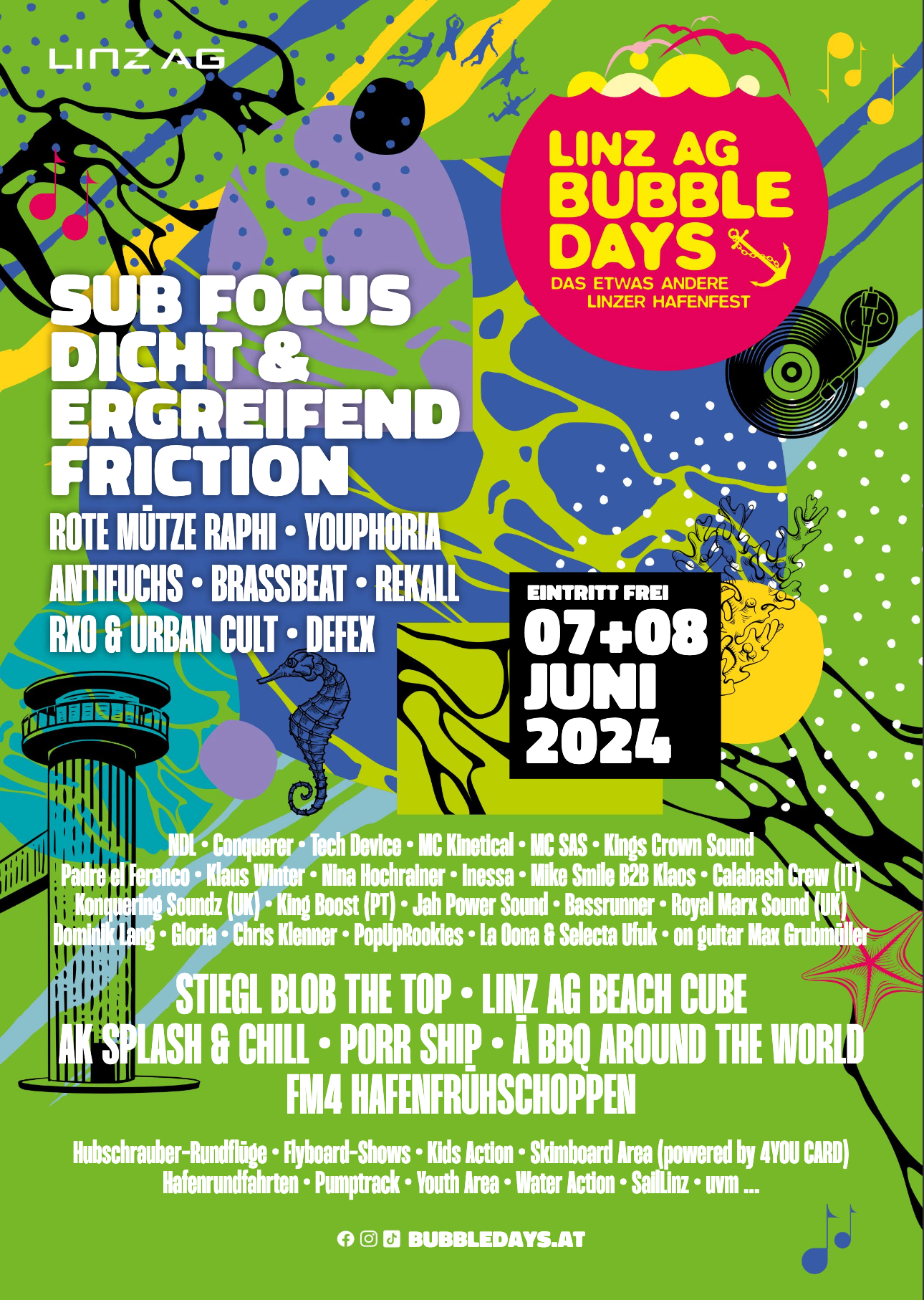 Bubble Days - Electronic Stage at Hafen Linz, Austria