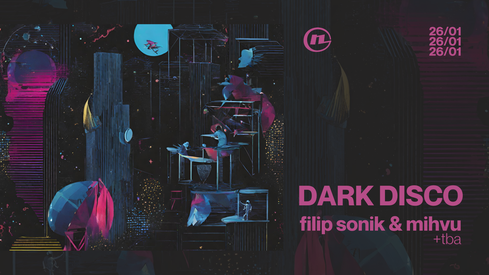 DARK DISCO at Noce KRK, Krakow