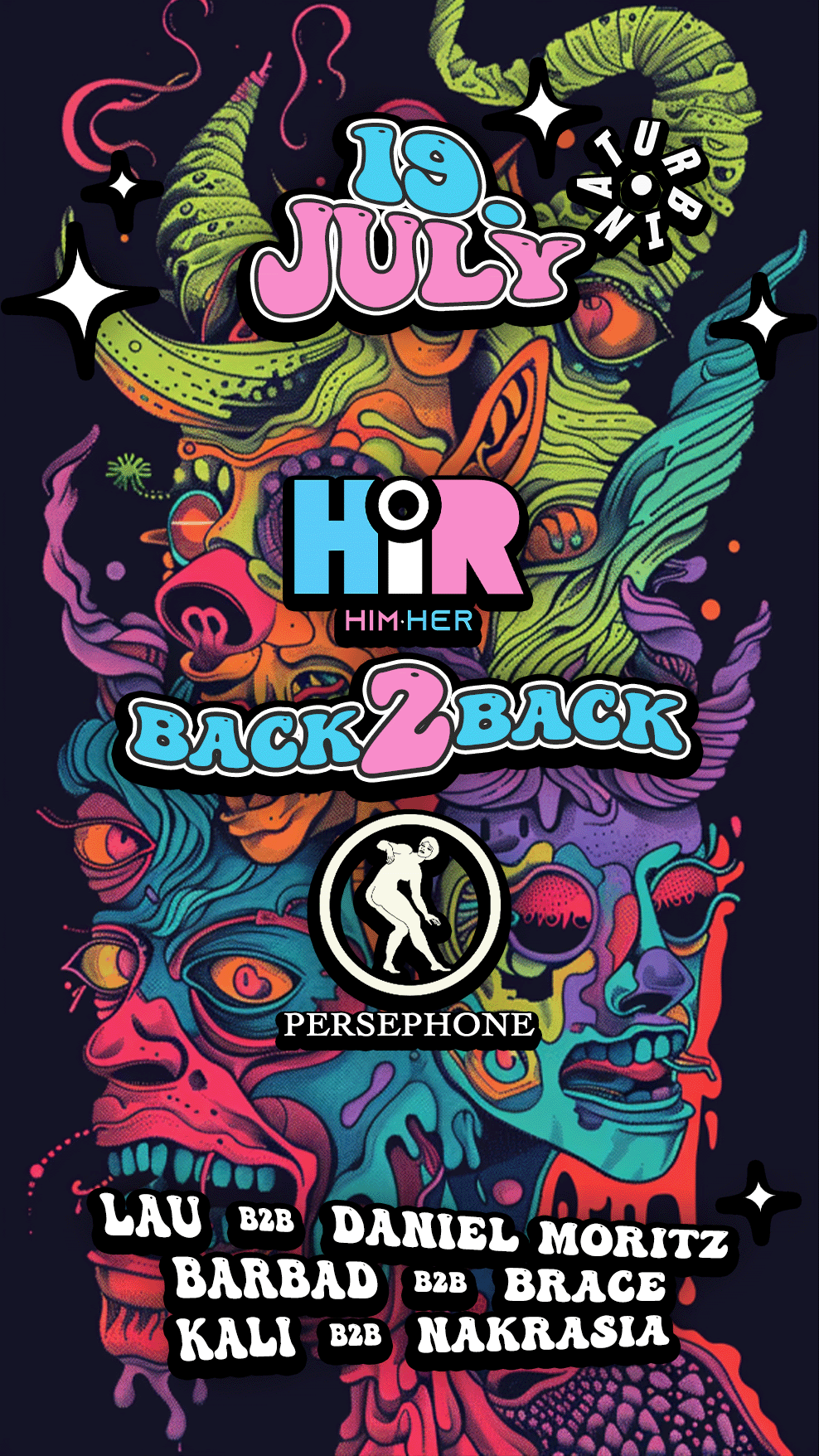 HIR Back2Back Persephone at Turbina, Budapest