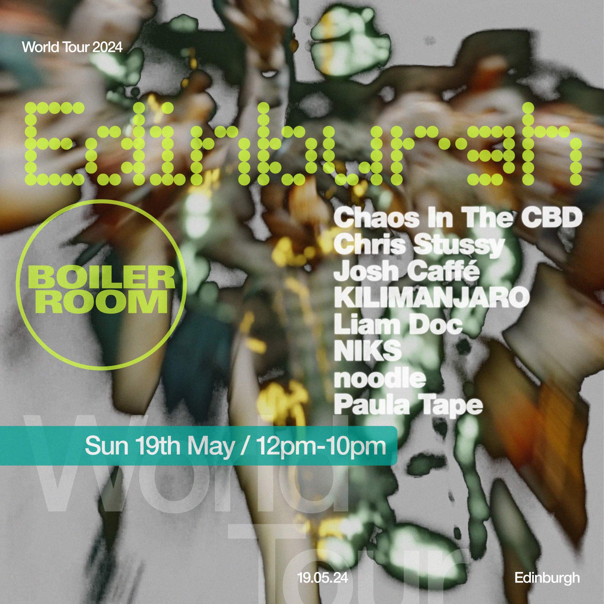 Boiler Room: Edinburgh at Warehouse '92, Edinburgh