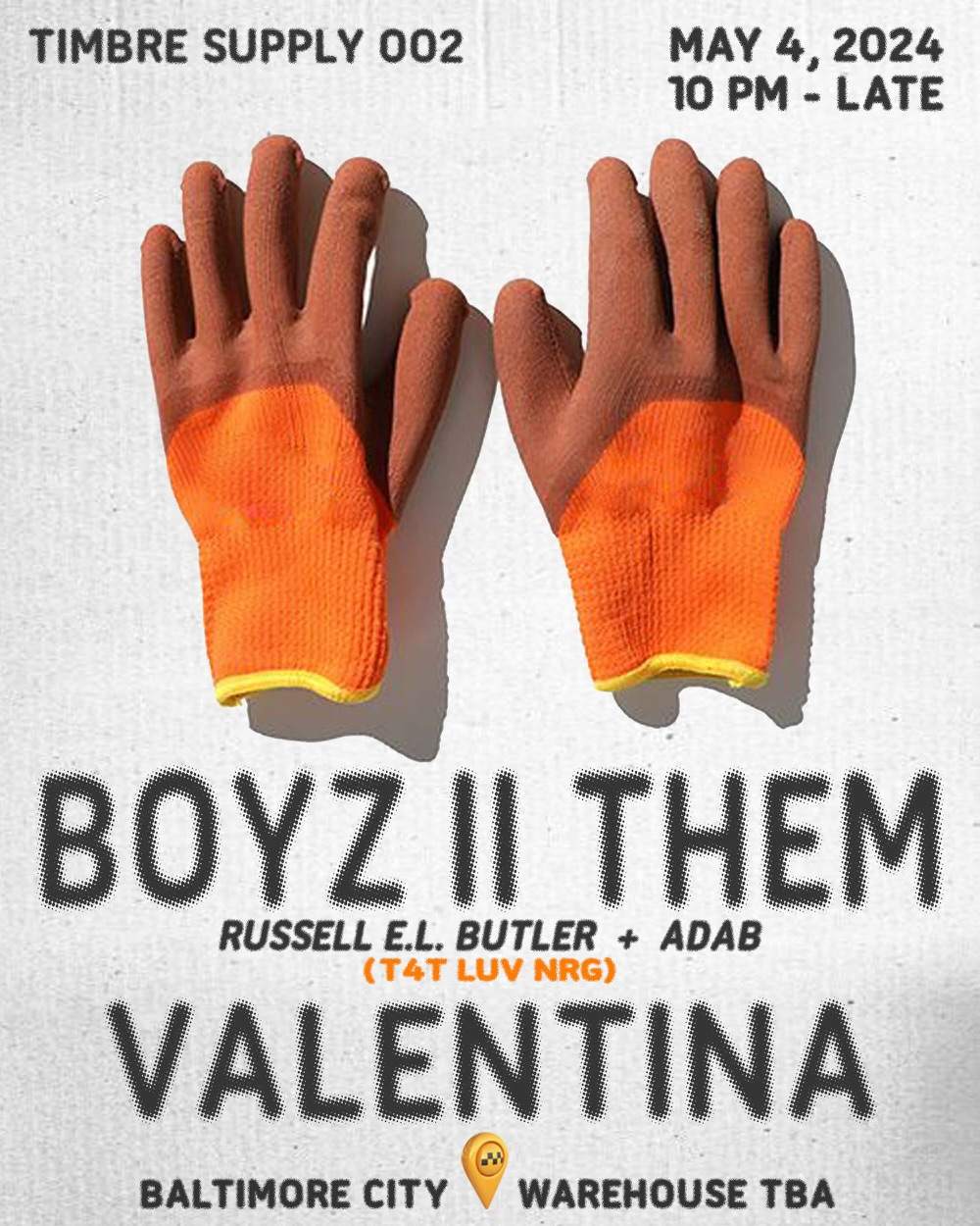 Timbre Supply 002: Boyz ii Them (ADAB b2b Russell E.L. Butler ...