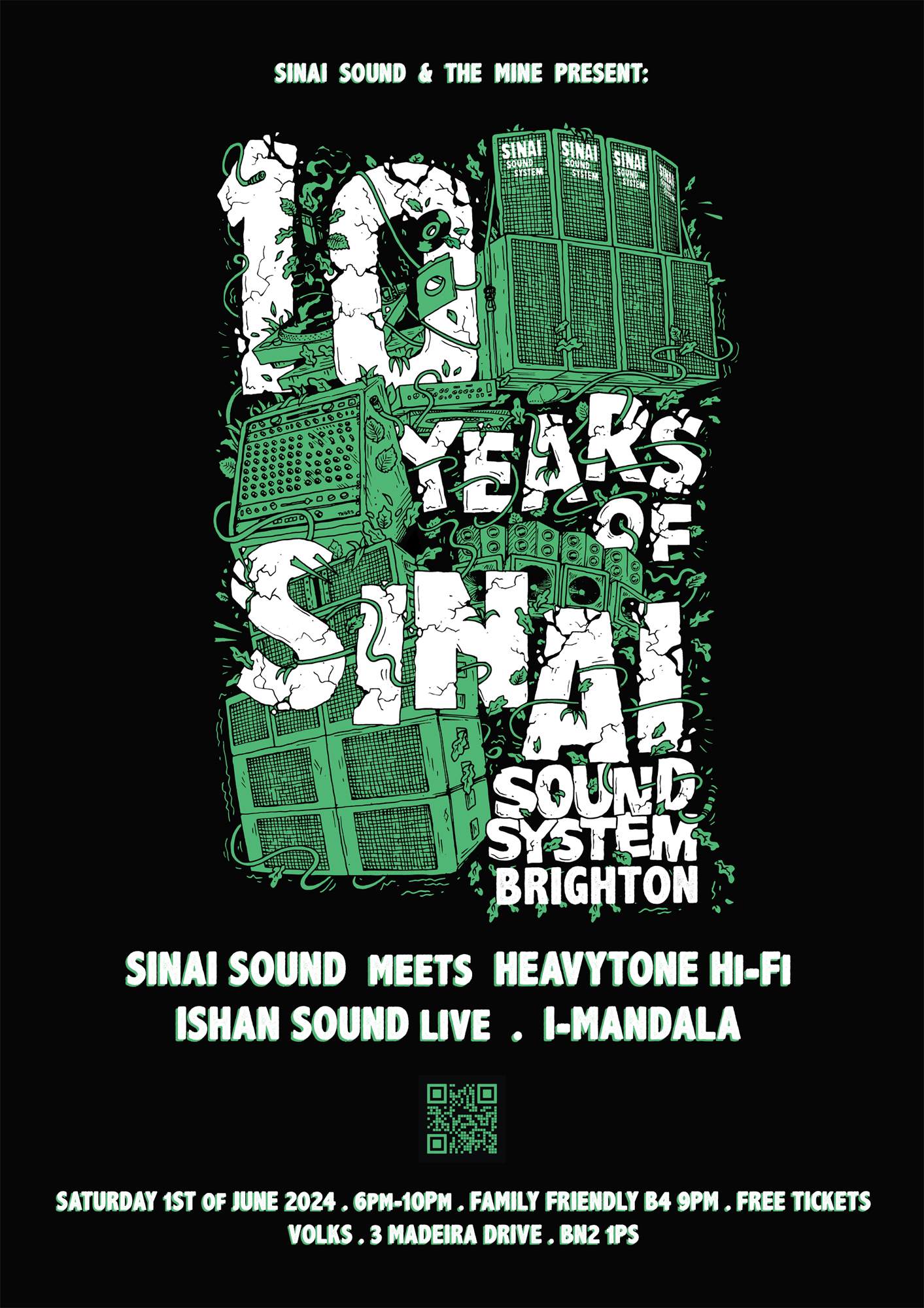 Sinai Sessions Brighton Vol.3 - 10 Years of Sinai Soundsystem en Volks ...