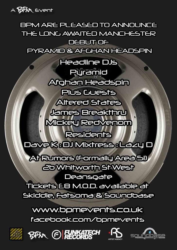 Bpm Events presents - Definitive Breaks em Rumours, Manchester