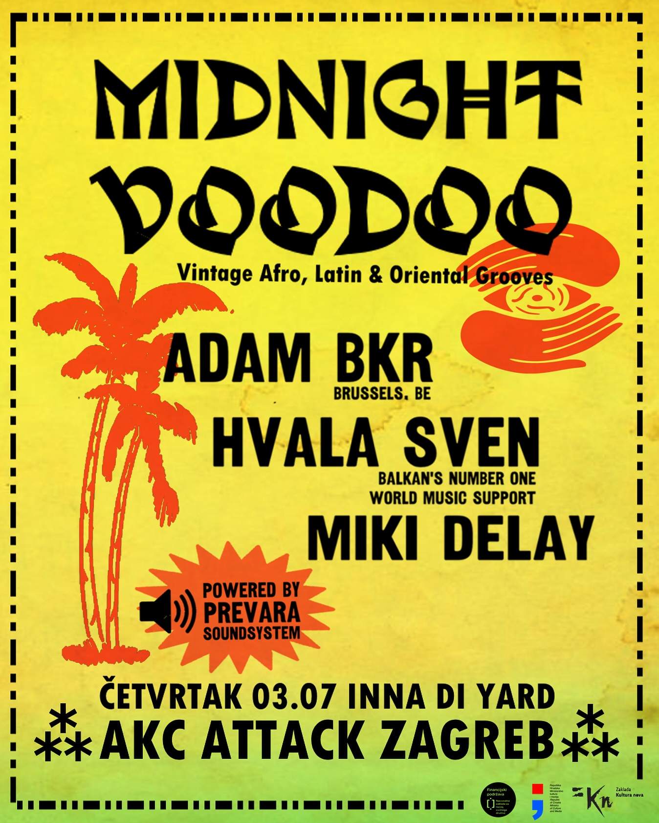 Midnight Voodoo Otvoreno Dvorište Medike at Akc Medika, Zagreb