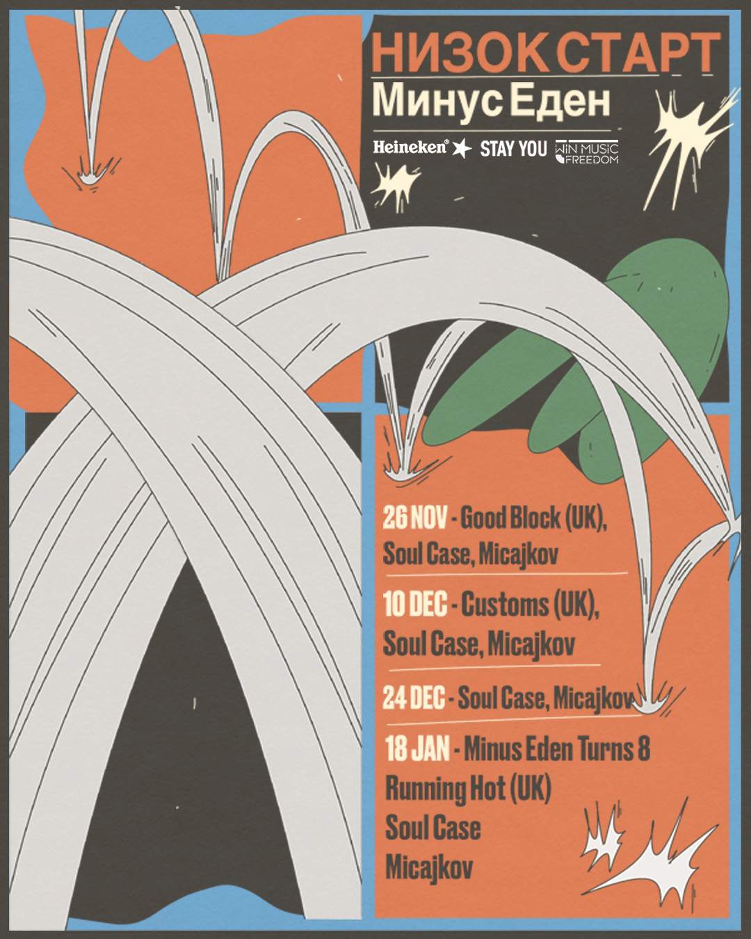 Good Block, Micajkov & Soul Case at Minus Eden, Skopje