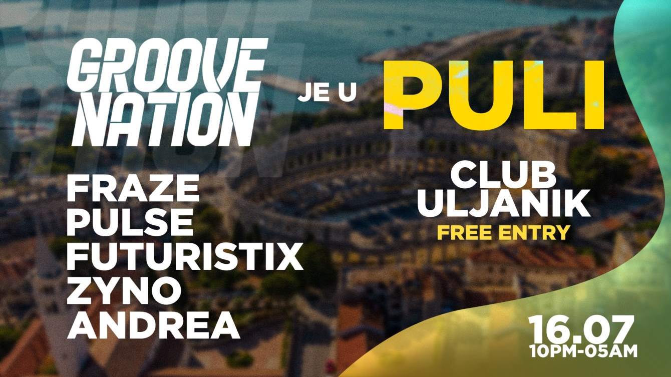 Groovenation EP1 Club Uljanik en Caffe bar Club, Pula, Croacia