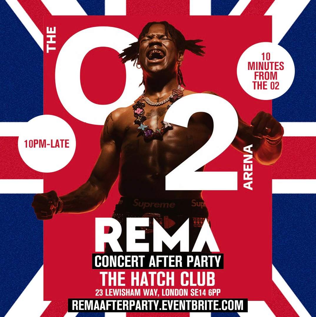 Rema Concert After Party at Hatch Club, London