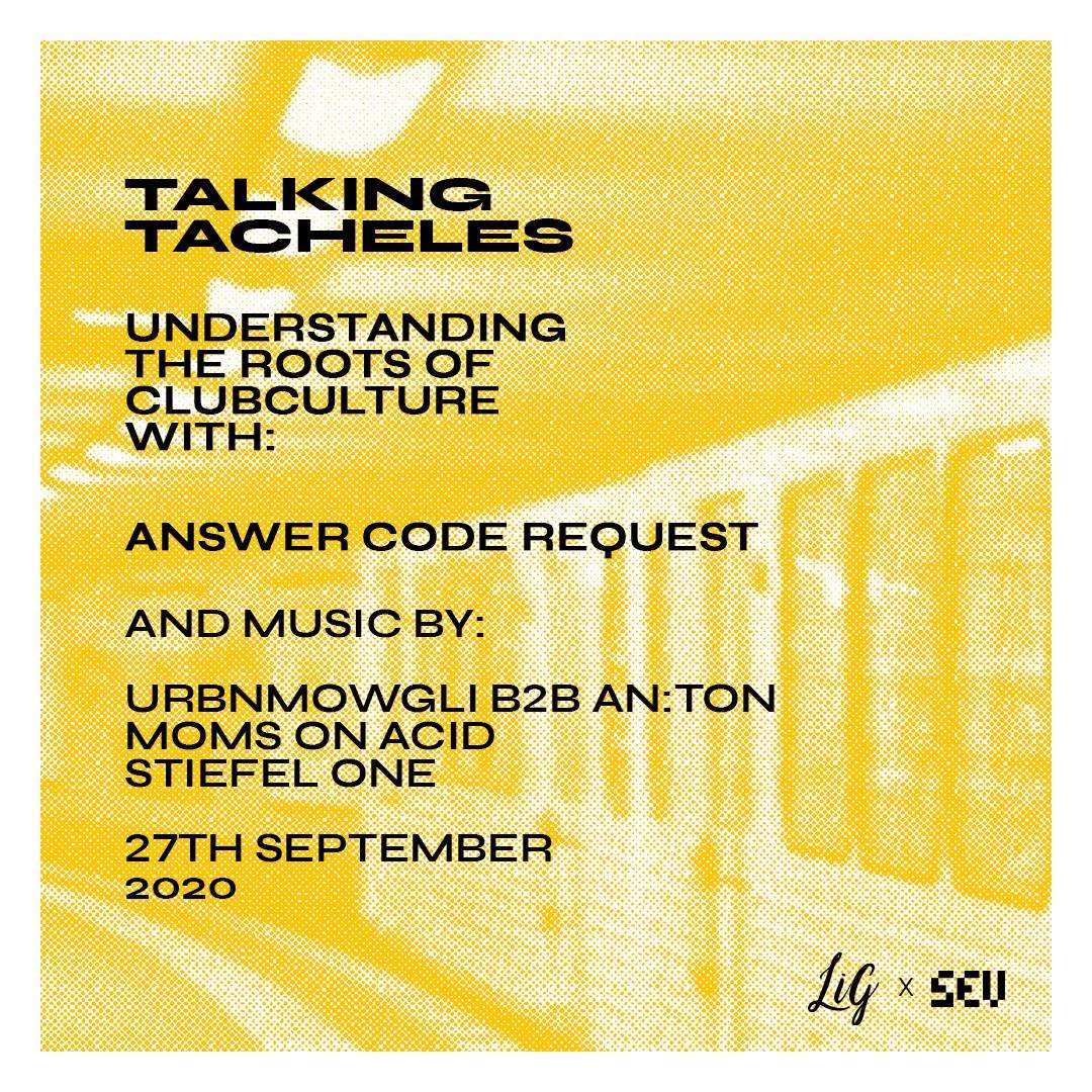 Talking Tacheles with Answer Code Request at TBA - Berlin, Berlin