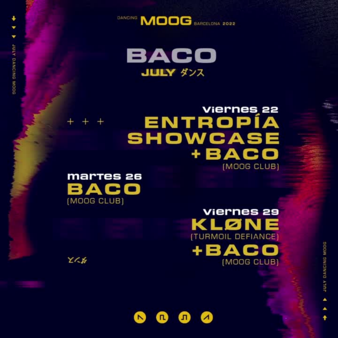 DANCING MOOG (BCN) presents BACO (MOOG Club) at Moog Club, Barcelona