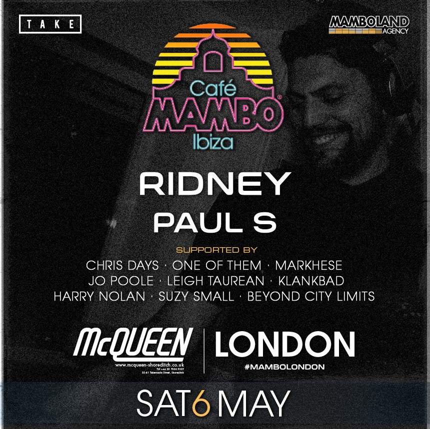 Cafe Mambo Ibiza London Summer Launch at McQueen, London