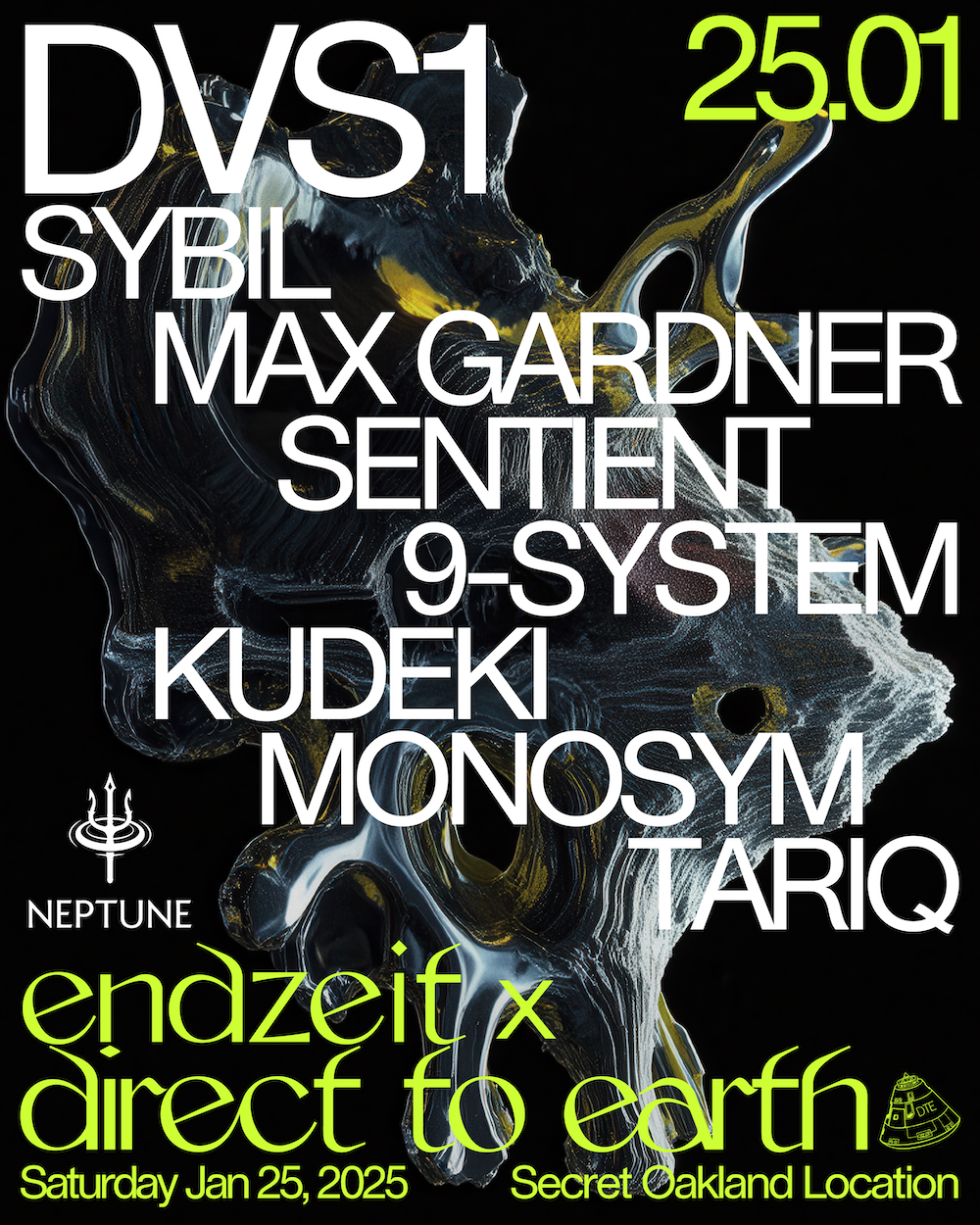 Endzeit x DTE: DVS1 // Sybil // more at TBA - Oakland, San Francisco ...