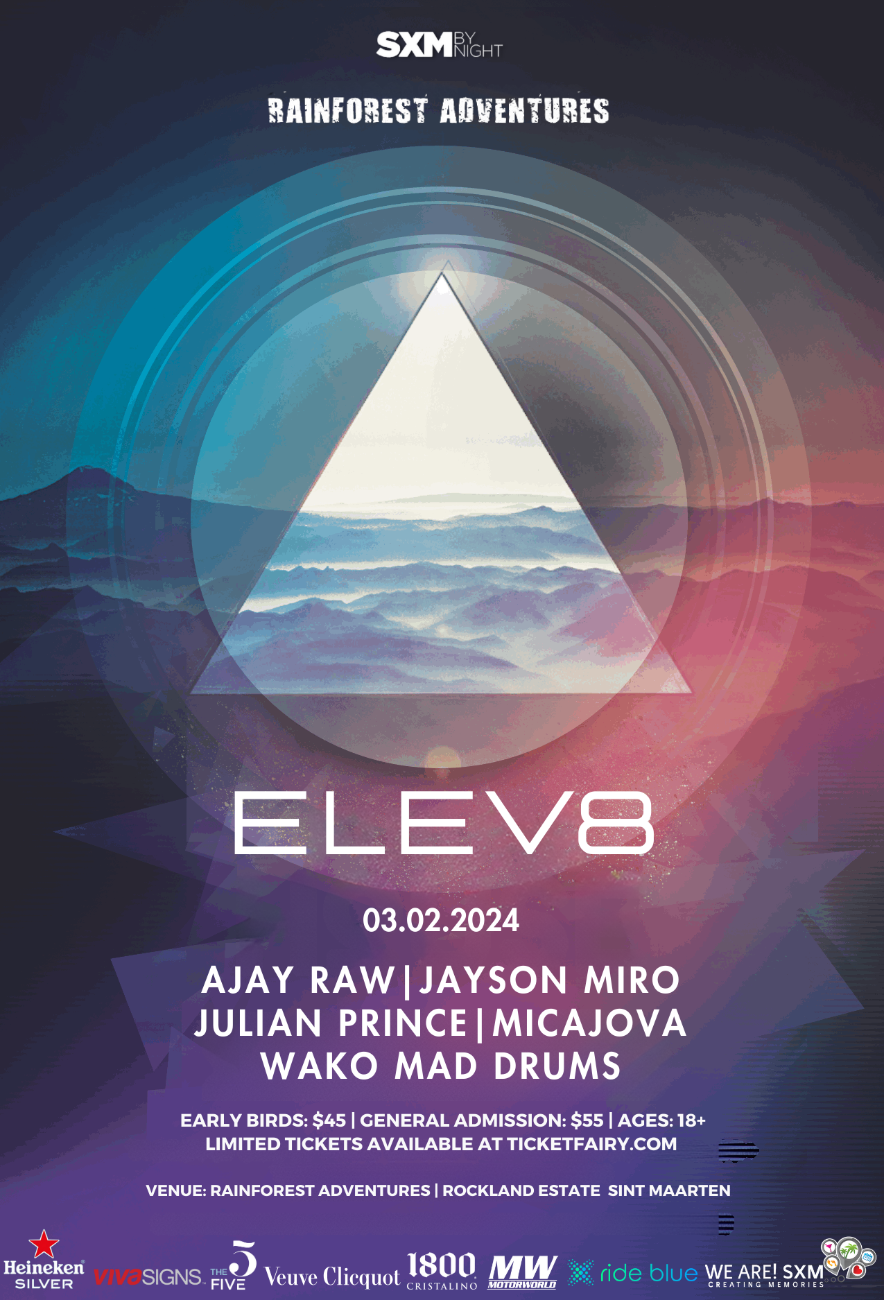 ELEV8 at Rainforest Adventures, Saint Martin