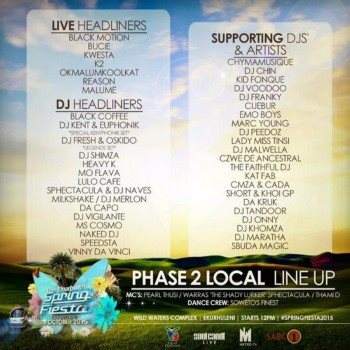 The Ekurhuleni Spring Fiesta 2015 a Wild Waters Complex, Johannesburg