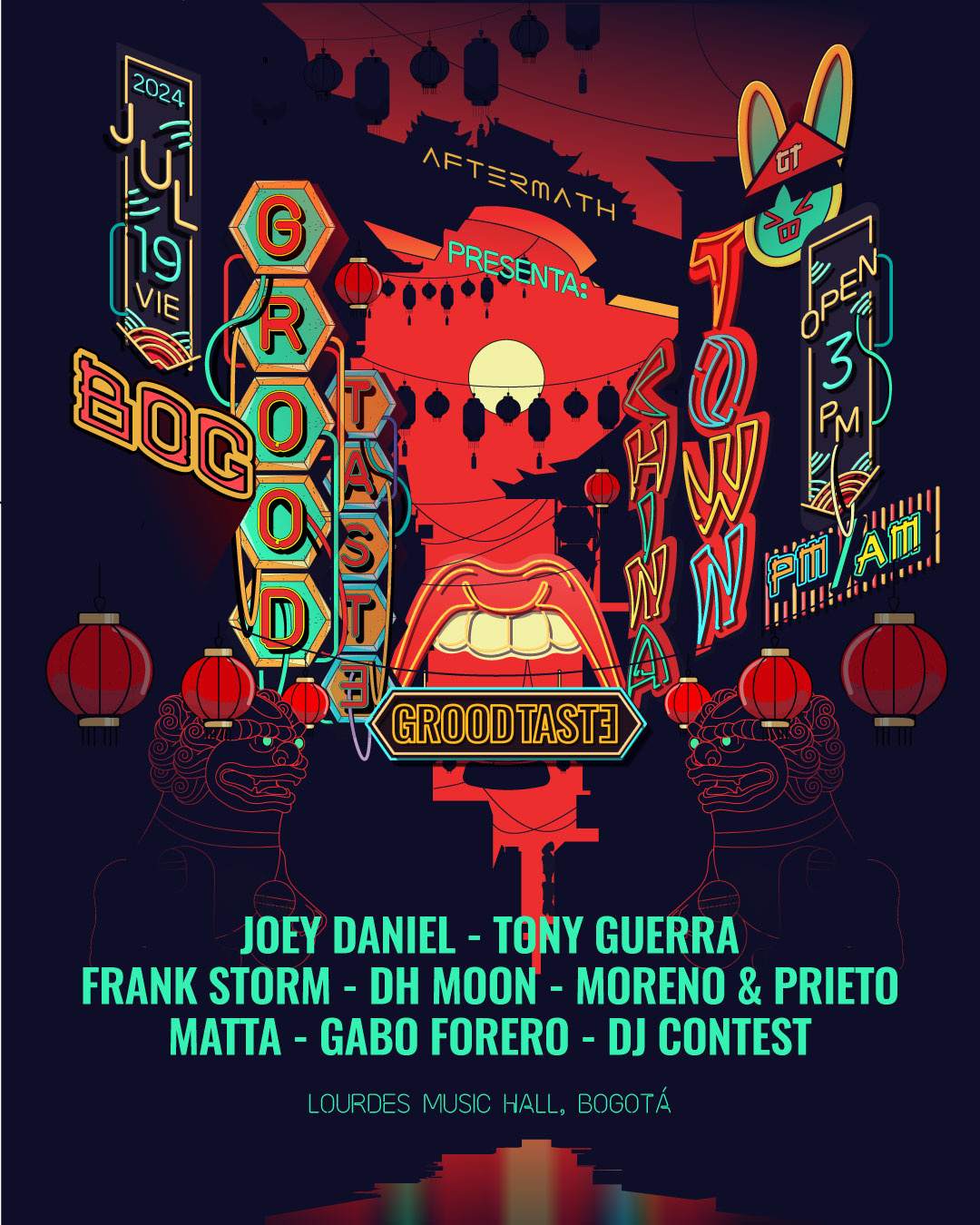 Grood Taste ChinatownFest Bogotá at Lourdes Music Hall, Bogotá