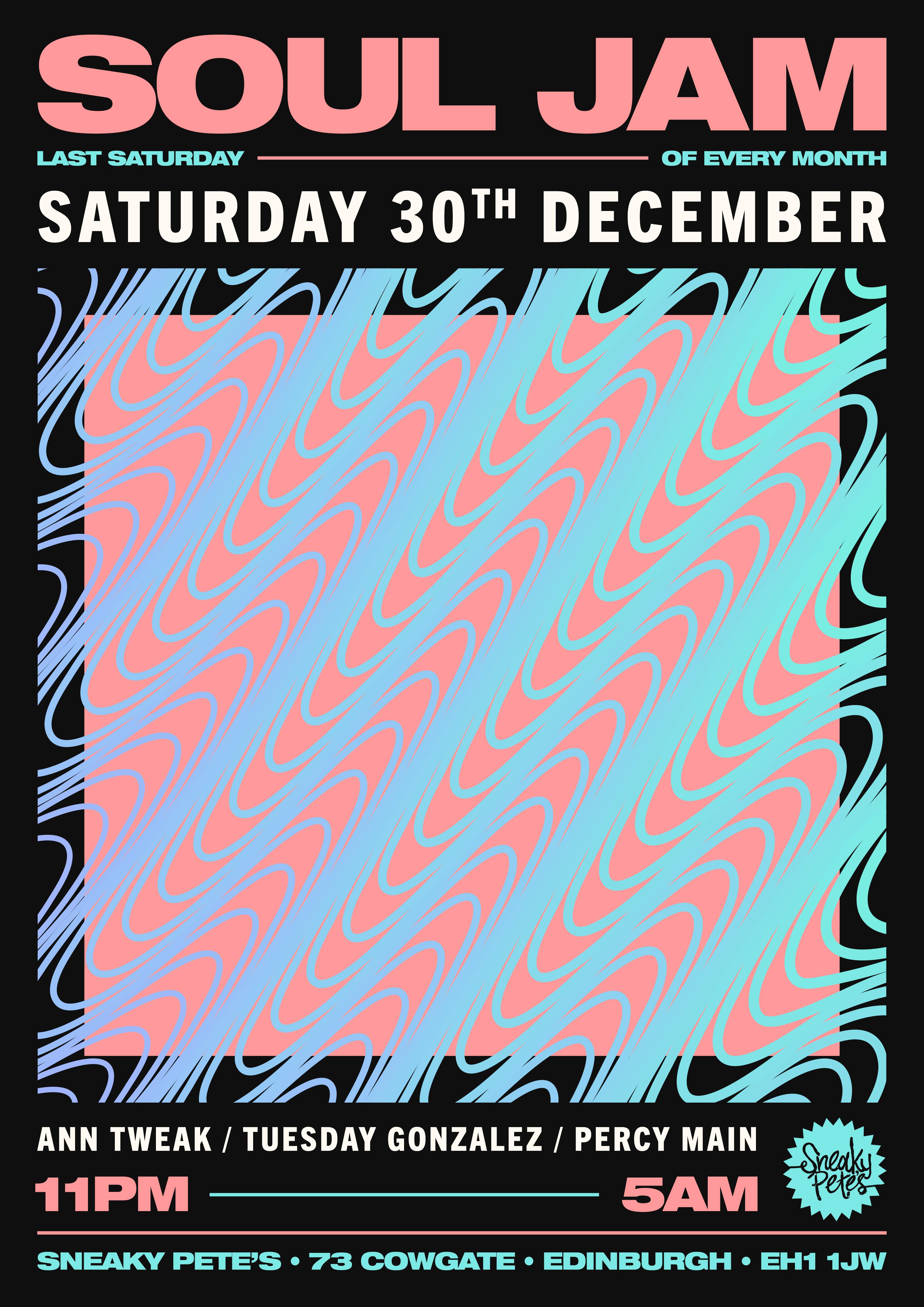 Soul Jam Pre-Hogmanay: Ann Tweak at Sneaky Pete's, Edinburgh