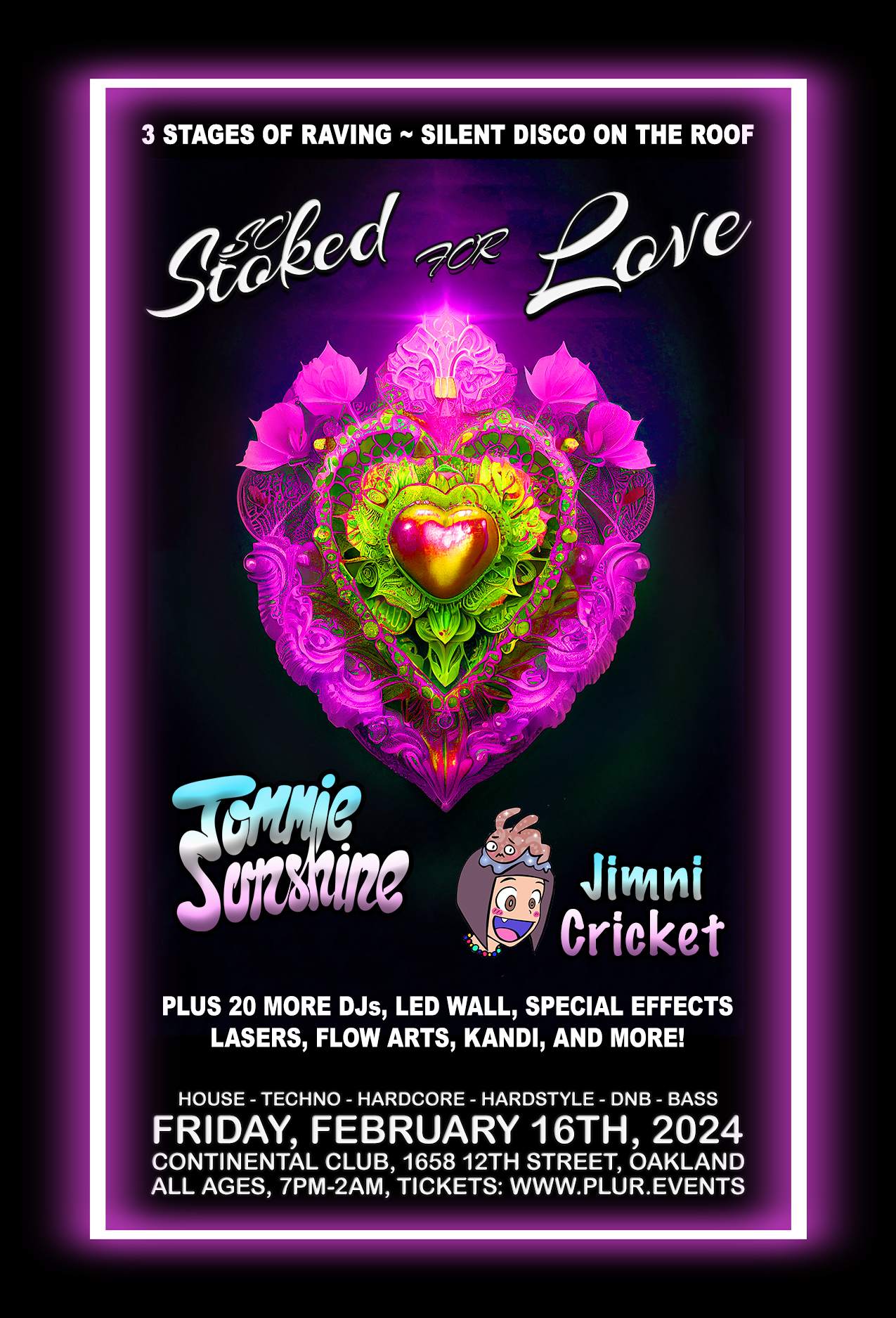 So Stoked for Love Ft. Tommie Sunshine & Jimni Cricket en Continental ...